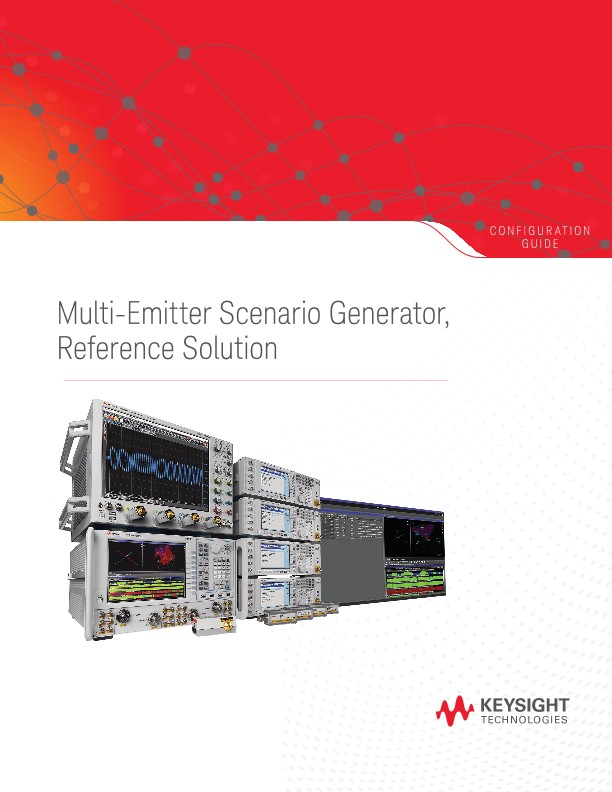 Multi-Emitter Scenario Generator, Reference Solution PDF Asset Page | Keysight